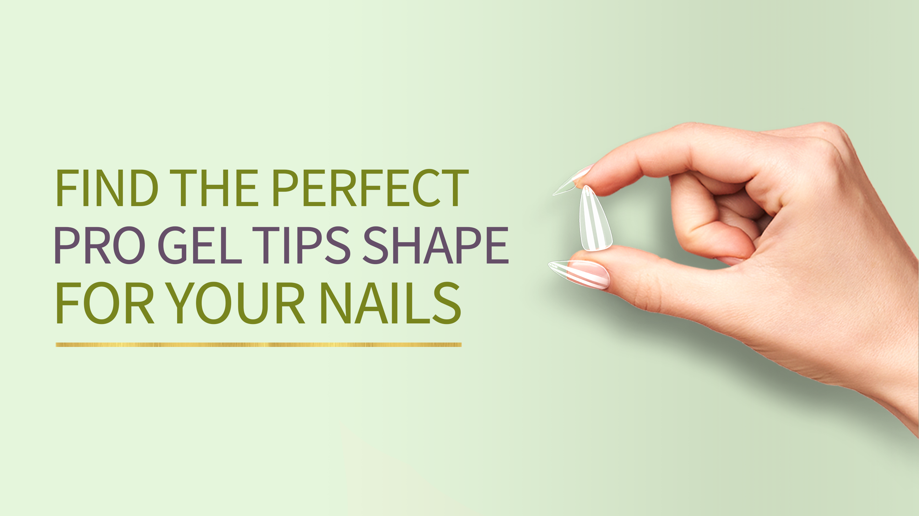 Find The Perfect Pro Gel Tips Shape For Your Nails – iGel Beauty