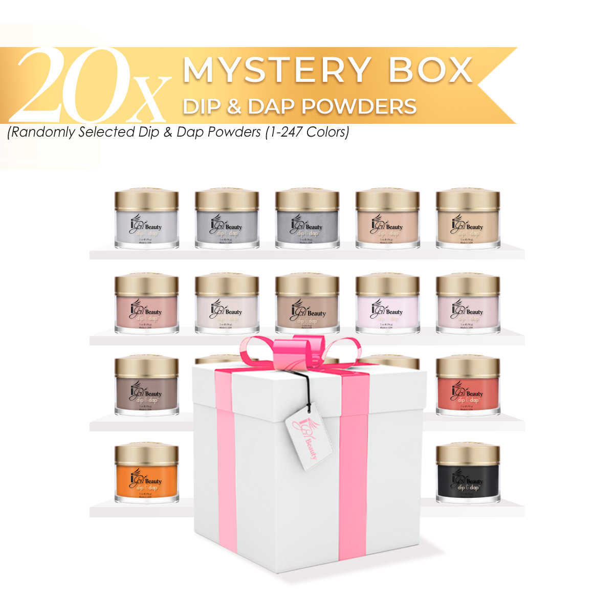 Mystery Box - Dip & Dap Powder (20 PCS) – iGel Beauty