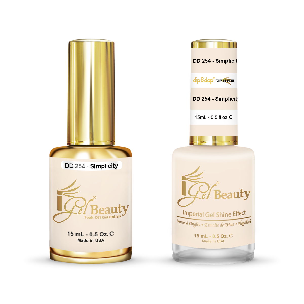 Dip & Dap Duo - DD254 Simplicity – iGel Beauty