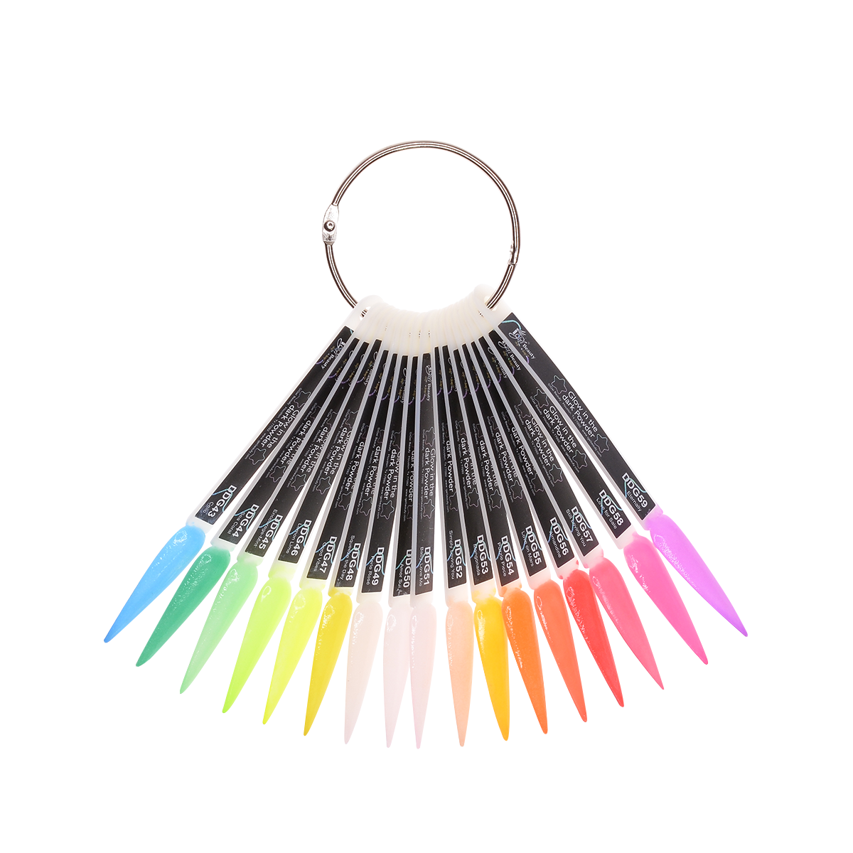 Color Swatch - Glow in the Dark Powder DDG43-59 – iGel Beauty