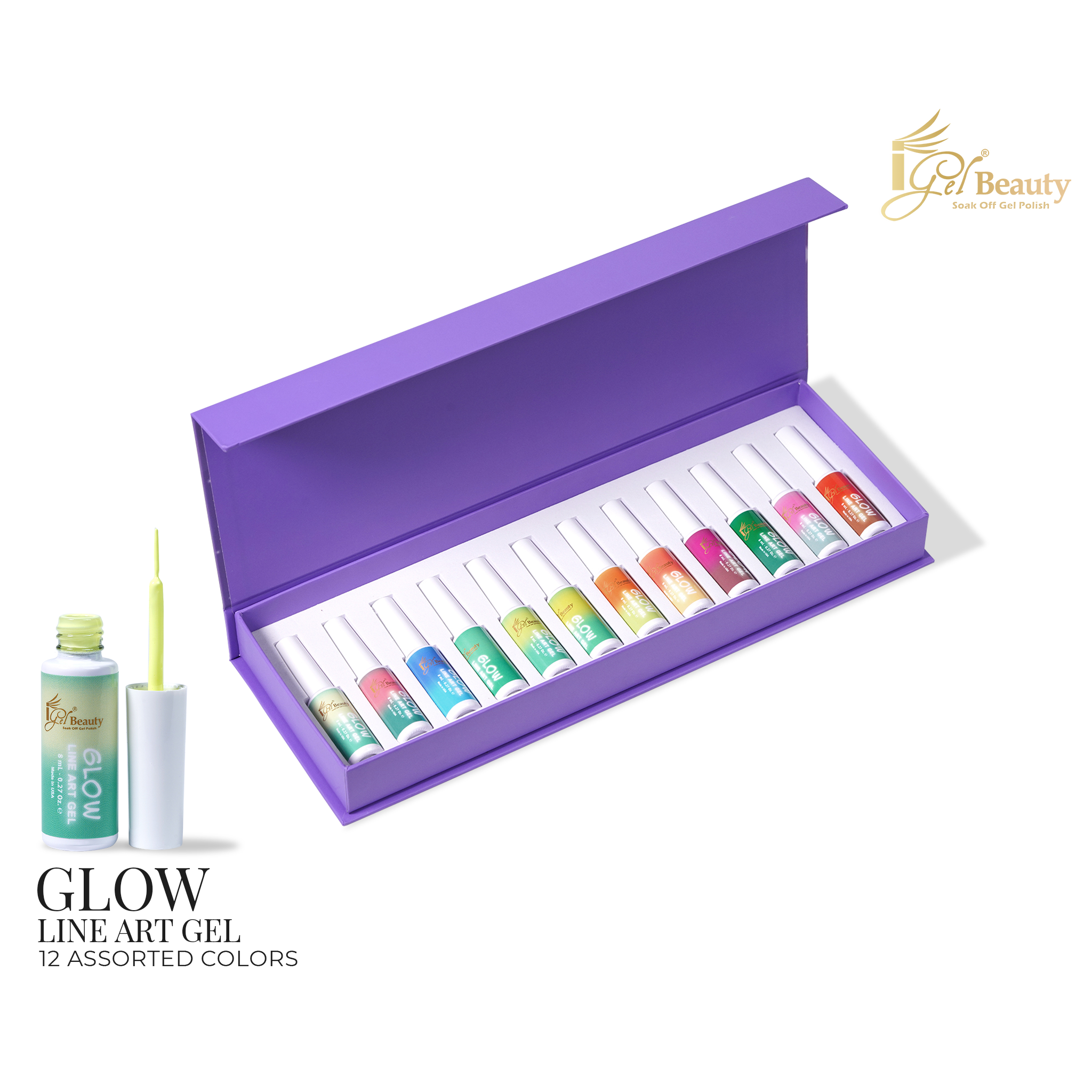 GLOW Line Art Gel Kit – iGel Beauty