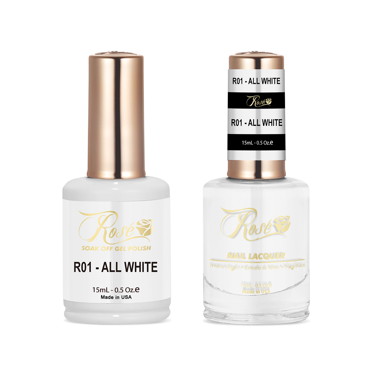 Rosé Duo - R001 All White – iGel Beauty