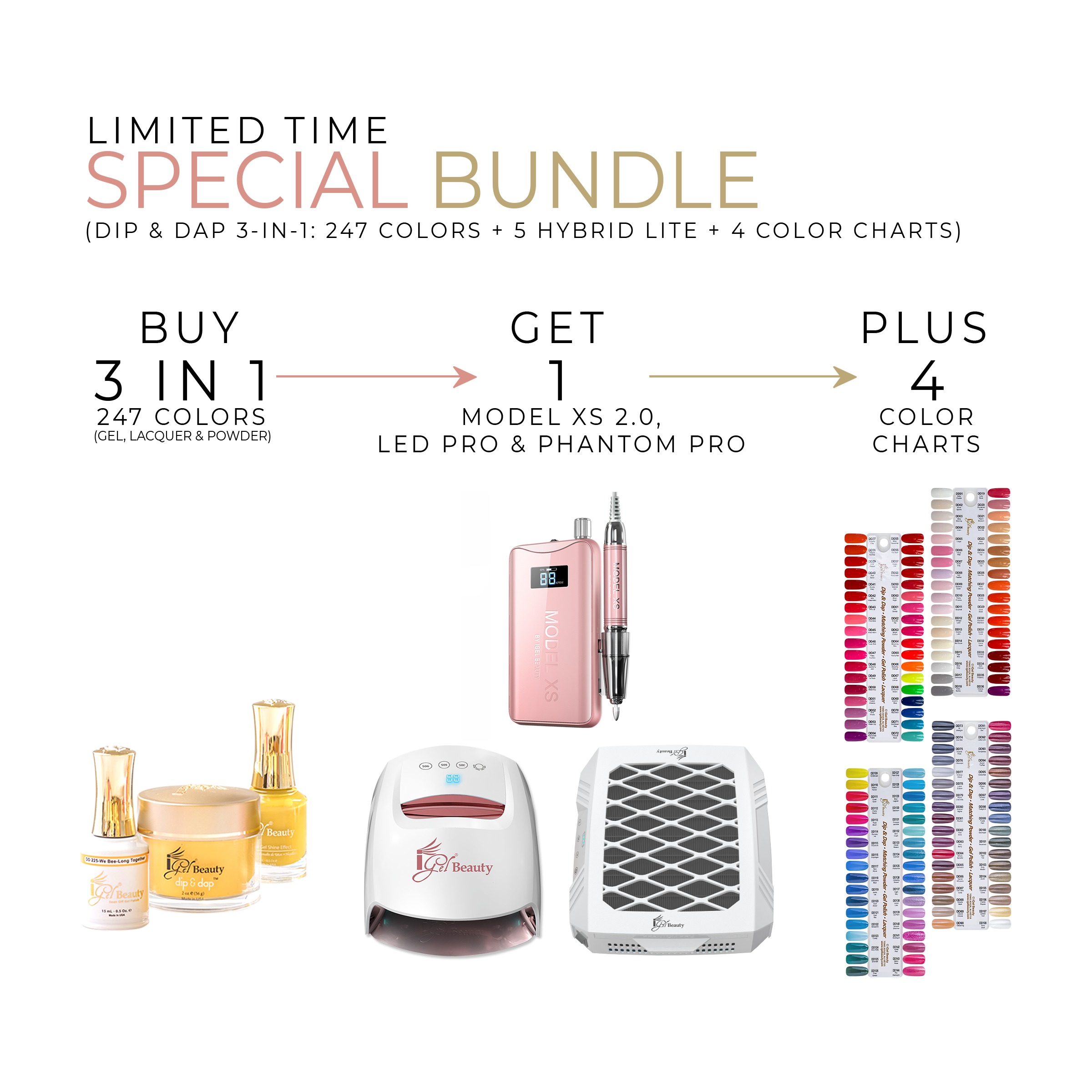SPECIAL SALE BUNDLE - DIP & DAP 3 IN 1 PROFESSIONAL COLLECTION 1-247 ...
